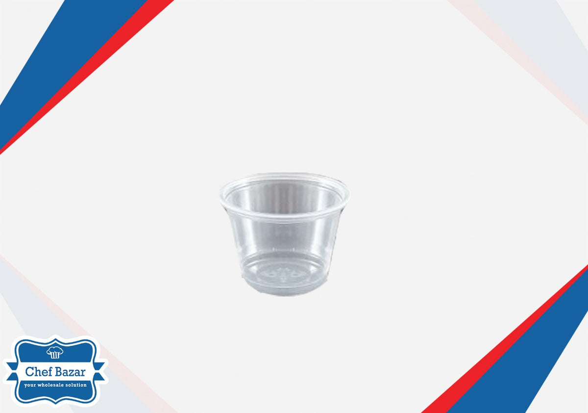 1 OZ Plastic Container with Lid – chefbazarco